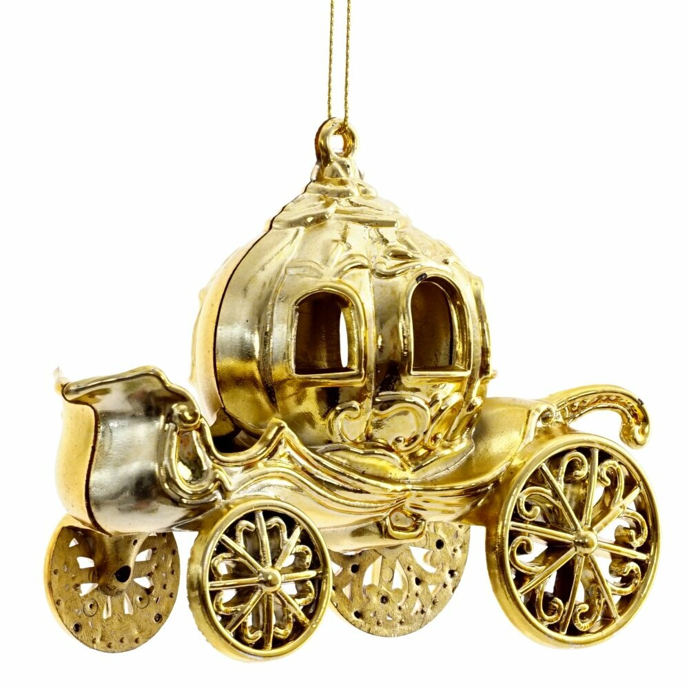 Елочная игрушка Карета, 11,5х6х10 см KSM-808031