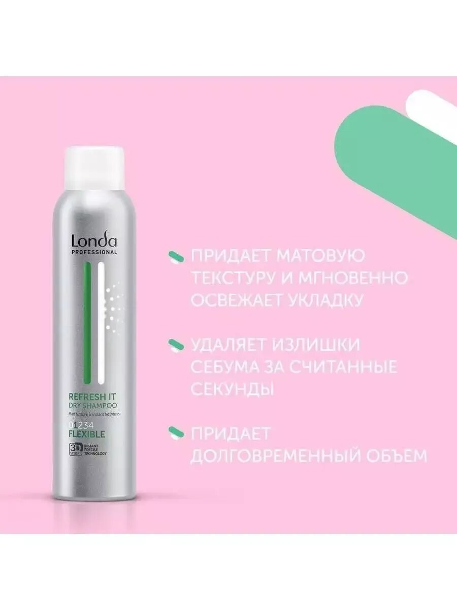 Londa REFRESH IT - Сухой шампунь для волос 180 мл