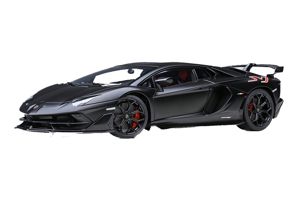 Модель коллекционная AUTOART Lamborghini aventador svj 2019 matt black / ламборгини авентадор черный