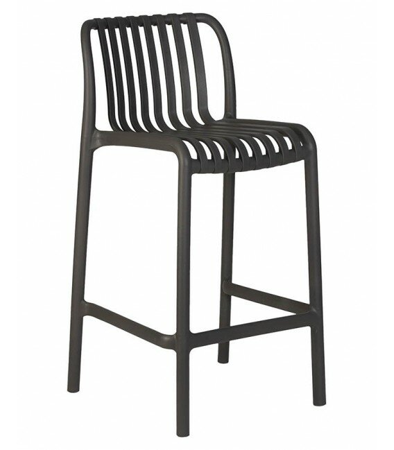 Стул полубарный DOBRIN CHLOE LMZL-PP777-1, темно-серый