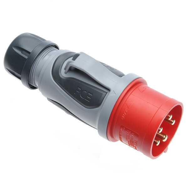 Вилка GRIP кабельная 3Р+N+E 32А 400В IP44 безвинт. подключение кабеля PCE 0253-6TT