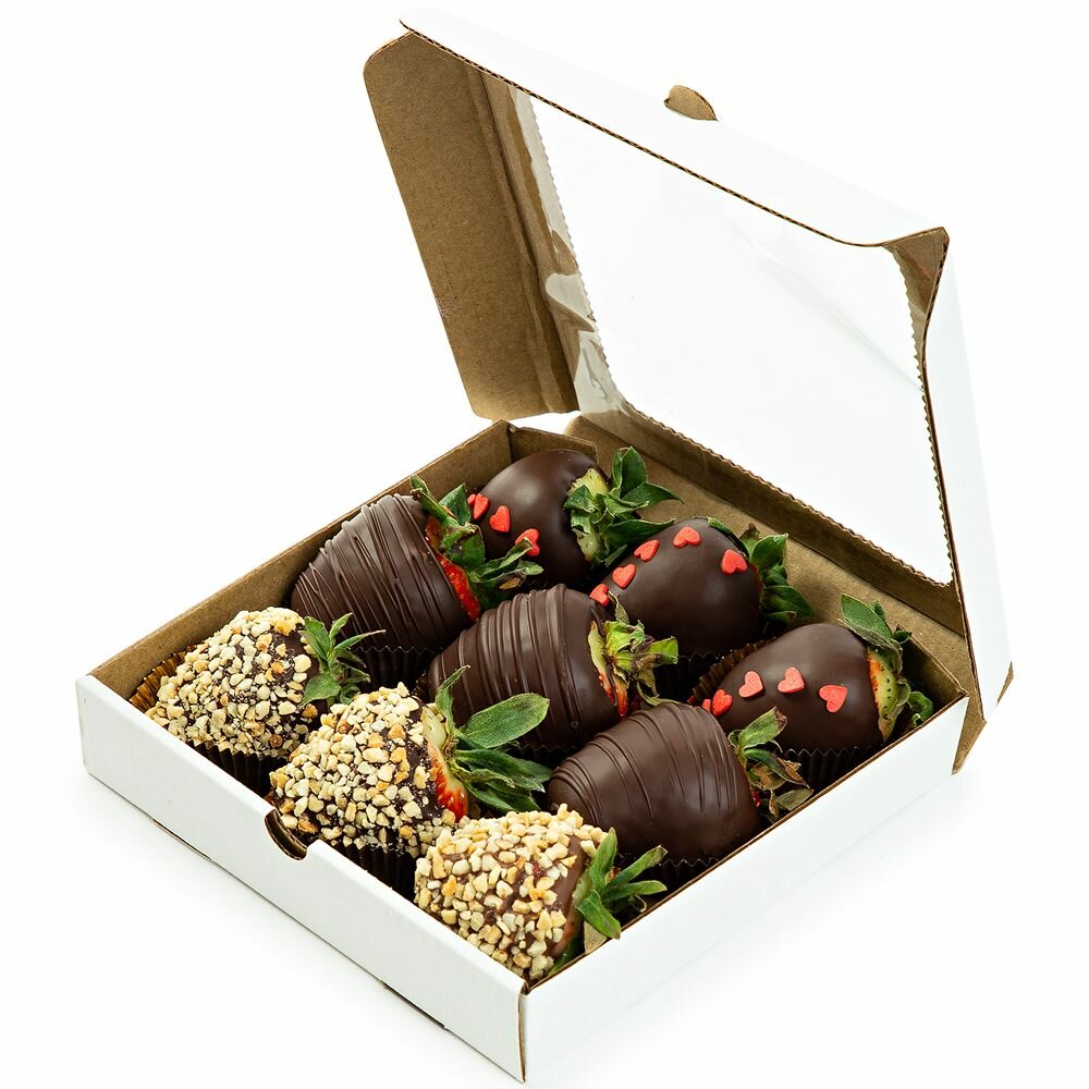 Набор "Клубника в Шоколаде" Magic Flower, 9 шт, в картонной коробке