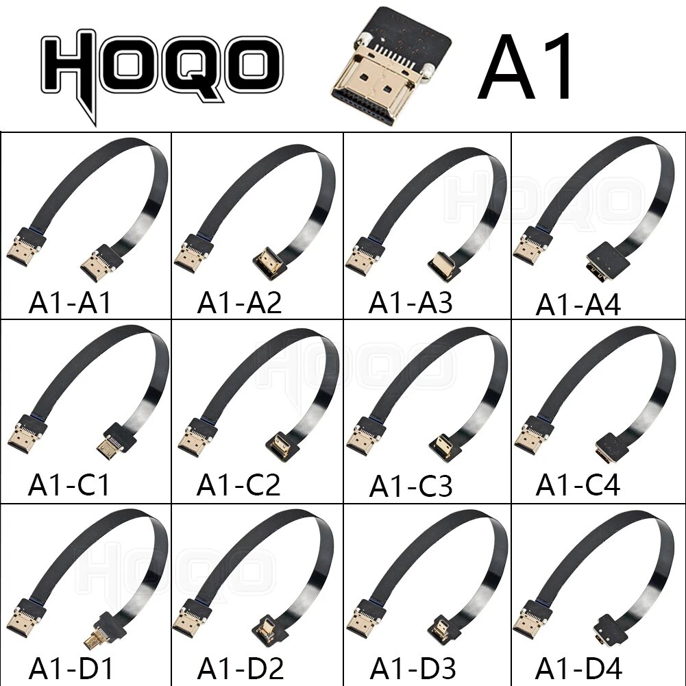 HOQO кабель HDMI-Micro HDMI 30 см 10CM, A1-D3