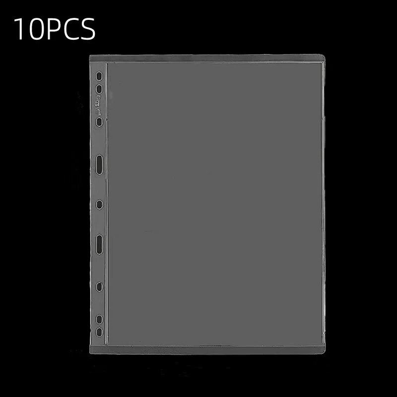 Страницы для альбома бумажных денег, ПВХ, 10/20 шт. Черный, 1 lines 10PCS