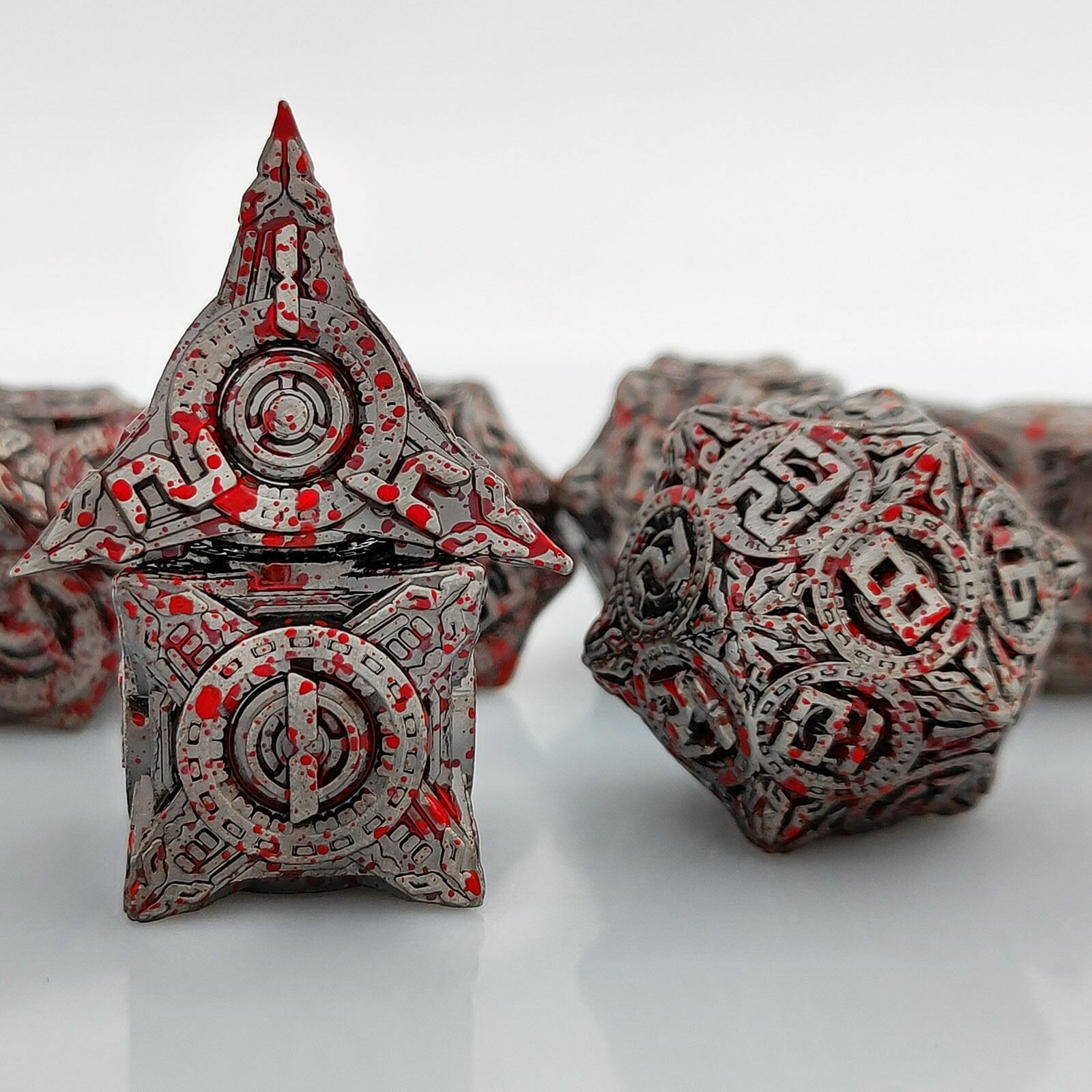 Кости игральные для Dungeons & Dragons, кубики для DnD и настольных ролевых игр (дайсы ДнД) 7 шт