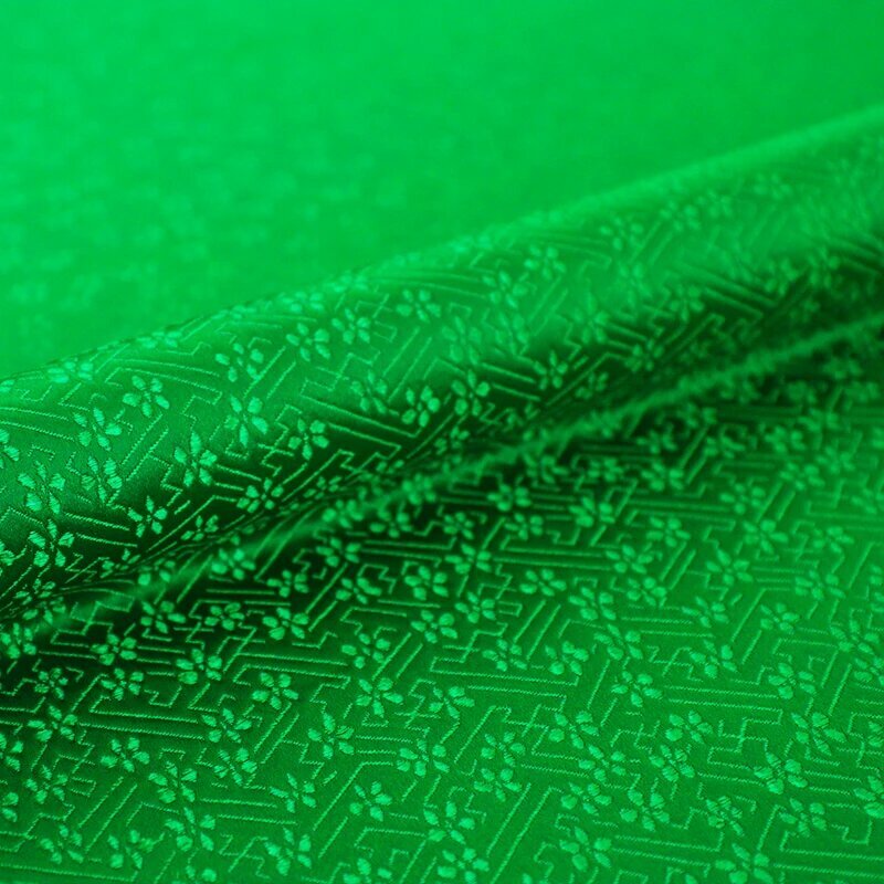 Полиэстер атлас для пошива Изумрудный, xinlv