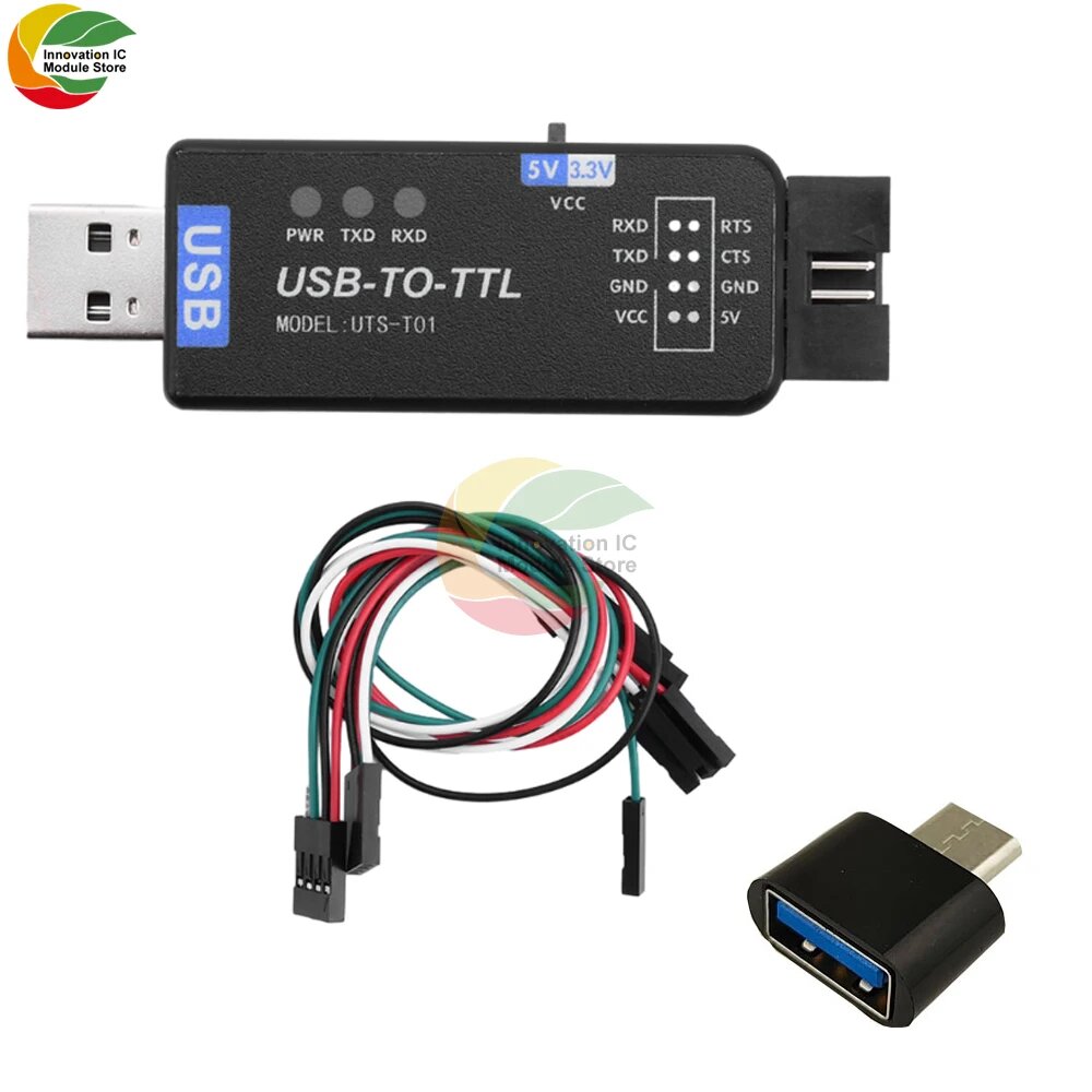 USB-TTL преобразователь UART, Model: UTS-T01, Цвет: Type 2