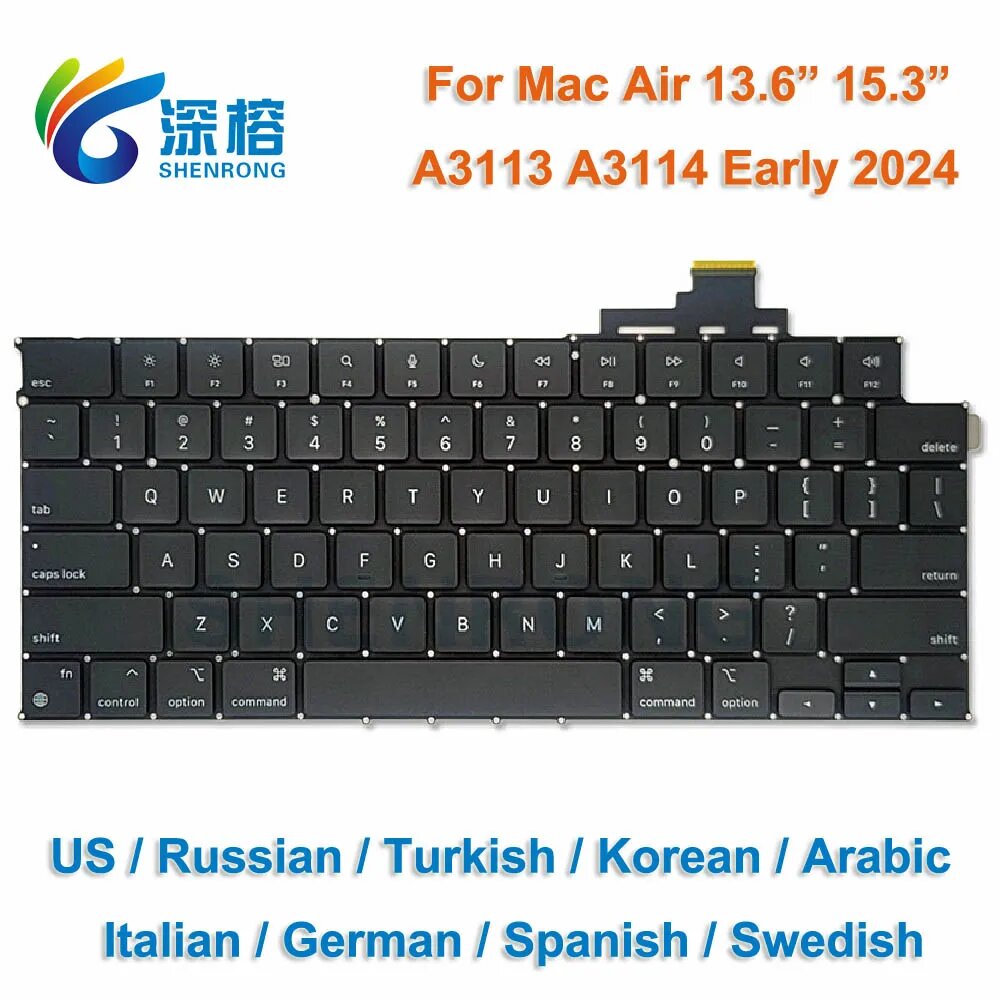 Клавиатура aiboduo для MacBook Air черного цвета US English