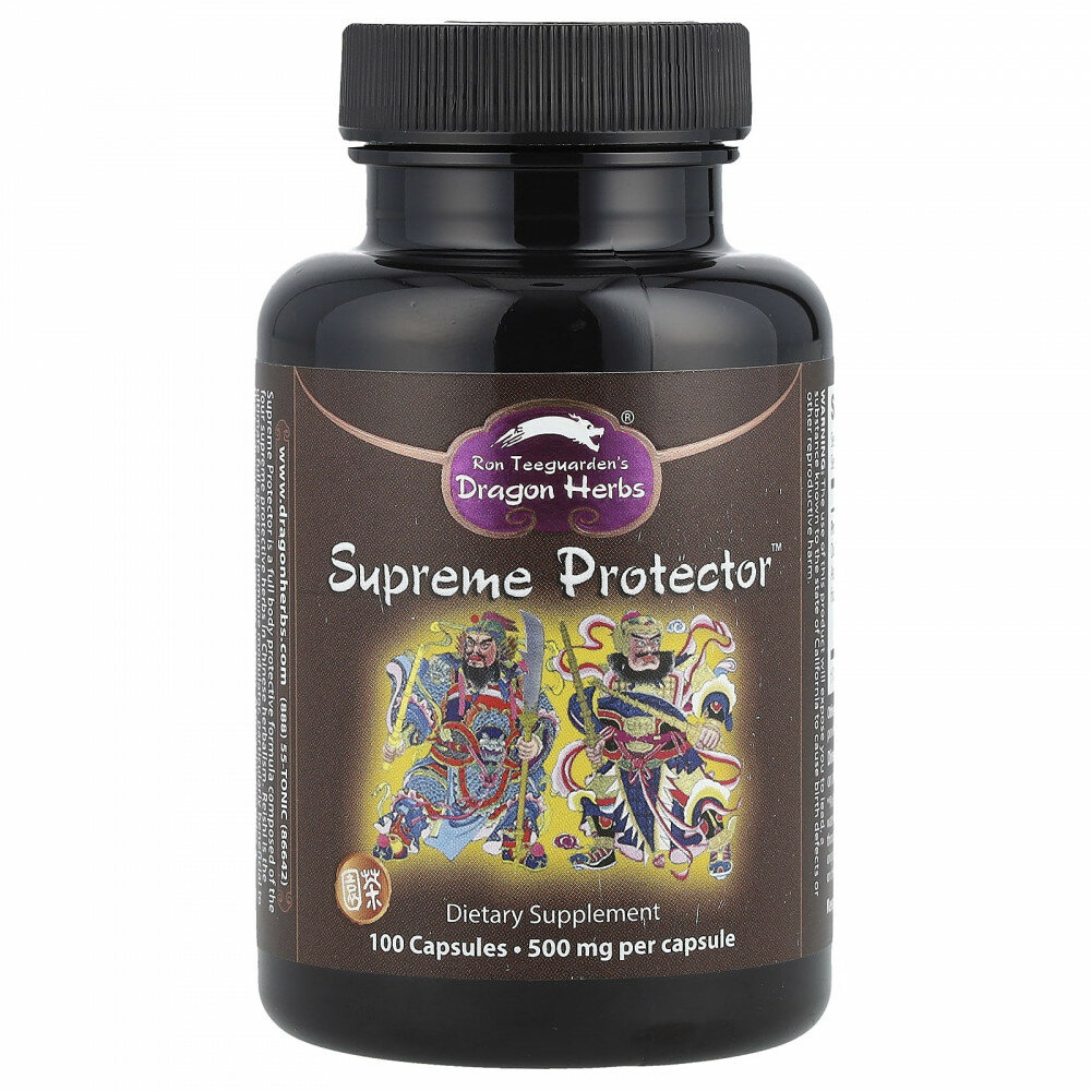 Dragon Herbs, Supreme Protector™, 500 мг, 100 капсул