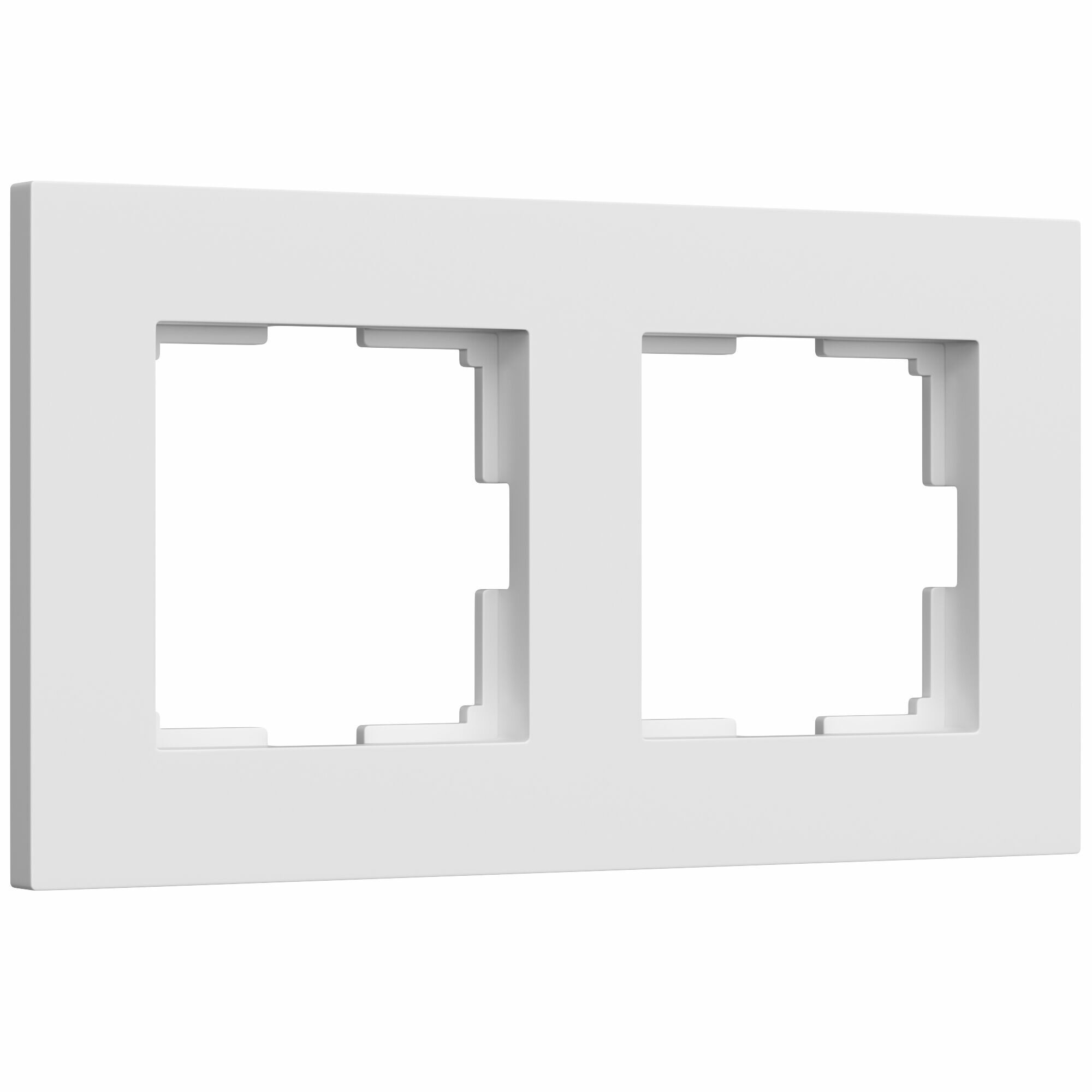 Рамка на 2 поста Werkel Slab (Белый)