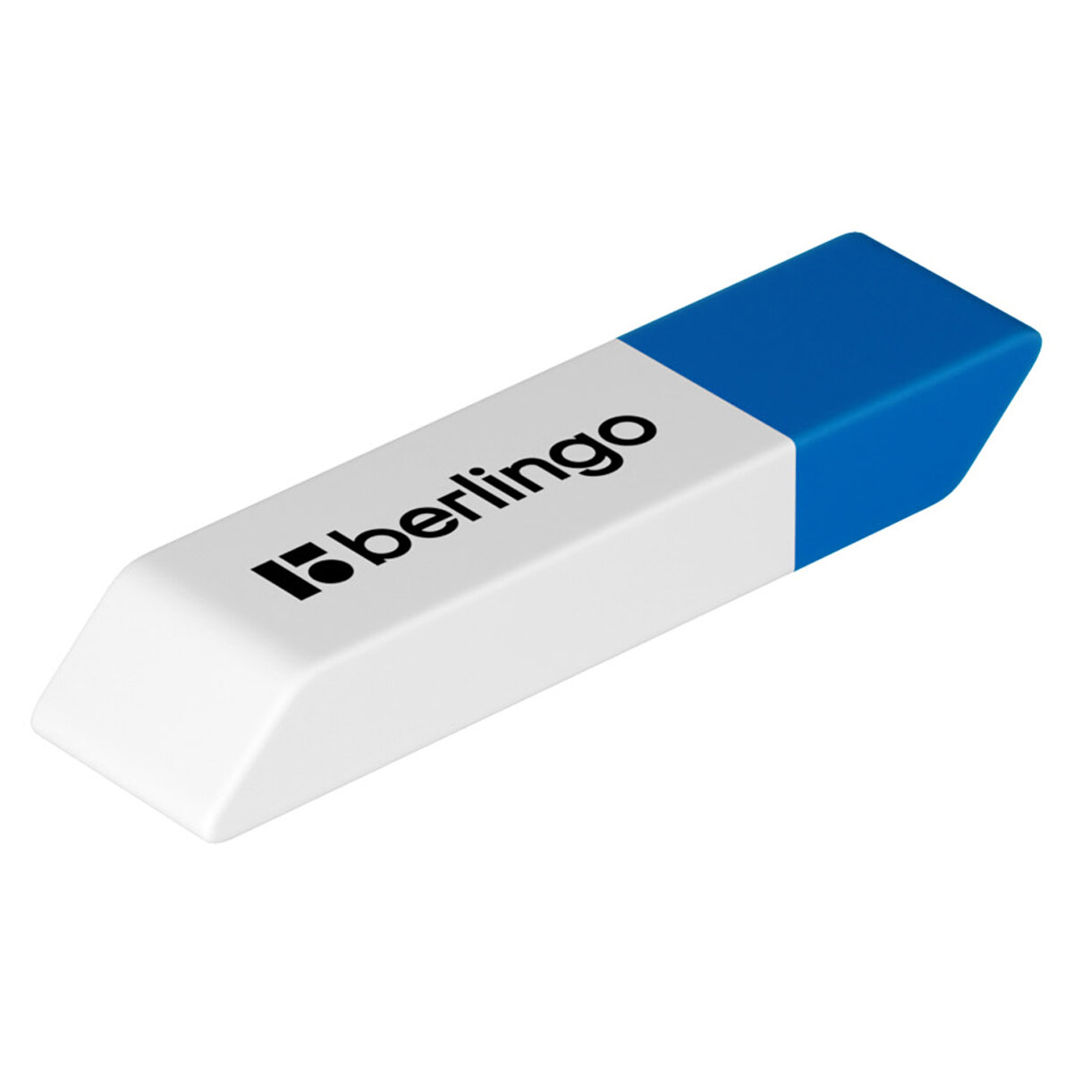 Комплект 144 шт, Ластик Berlingo "Eraze 940", прямоугольный комбинированный, скошенный, 52*14*8мм