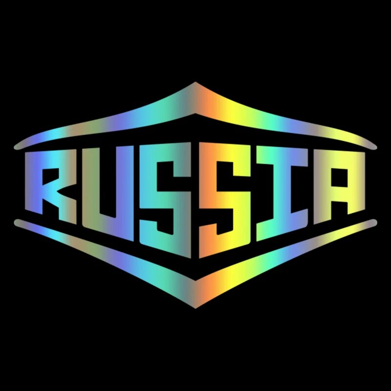 40497# наклейки на авто надпись RUSSIA водонепроницаемые наклейки на машину наклейка для авто автонаклейка стикер этикеты винила наклейки стайлинга автомобилей украшения на бампере автомобиля заднее стекло