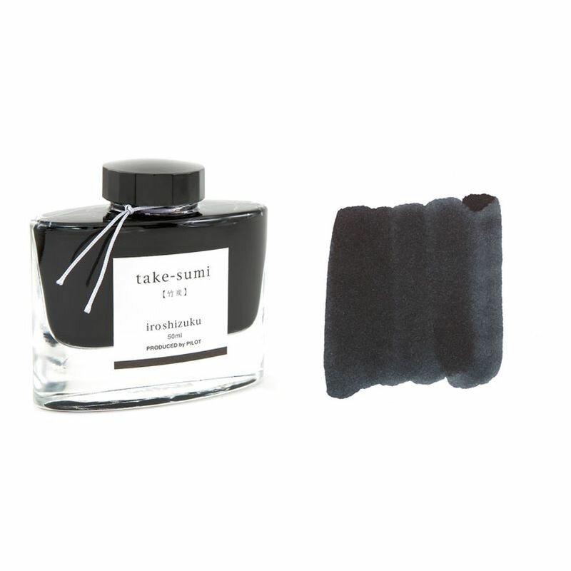 Чернила для перьевых ручек Pilot Iroshizuku Take-Sumi черные 50мл (INK-50-TAK)