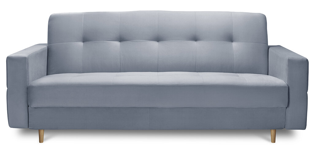 Диван-кровать Любава, 221х95х100 см, механизм Книжка, диван раскладной, с ящиком для белья. Гарантия 18 месяцев