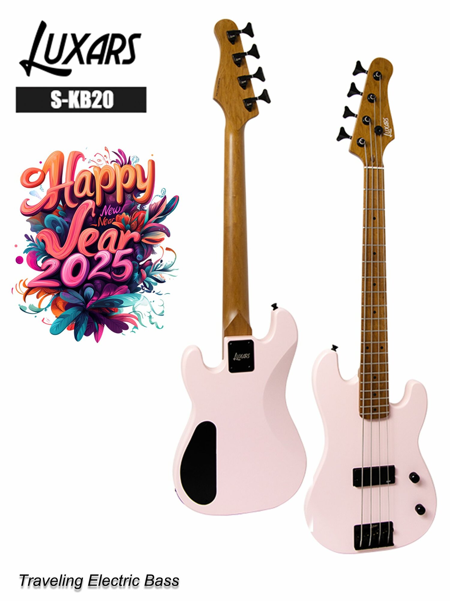 Luxars Бас-гитара S-kb20 4-струнная