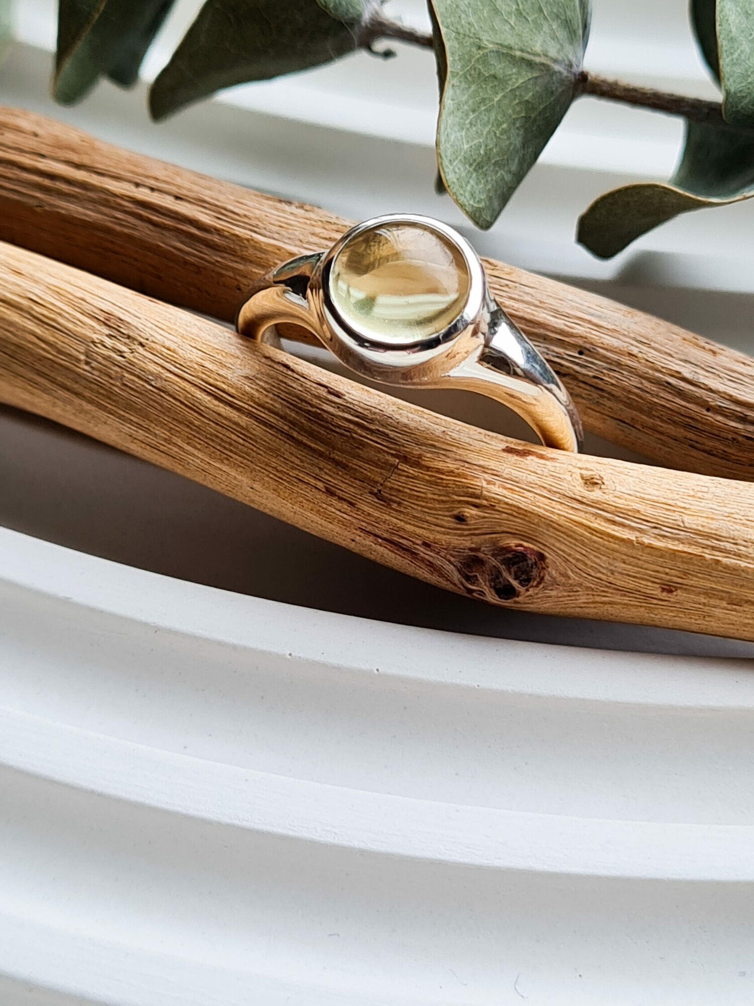 Кольцо, серебро, 925 проба, серебрение, кварц