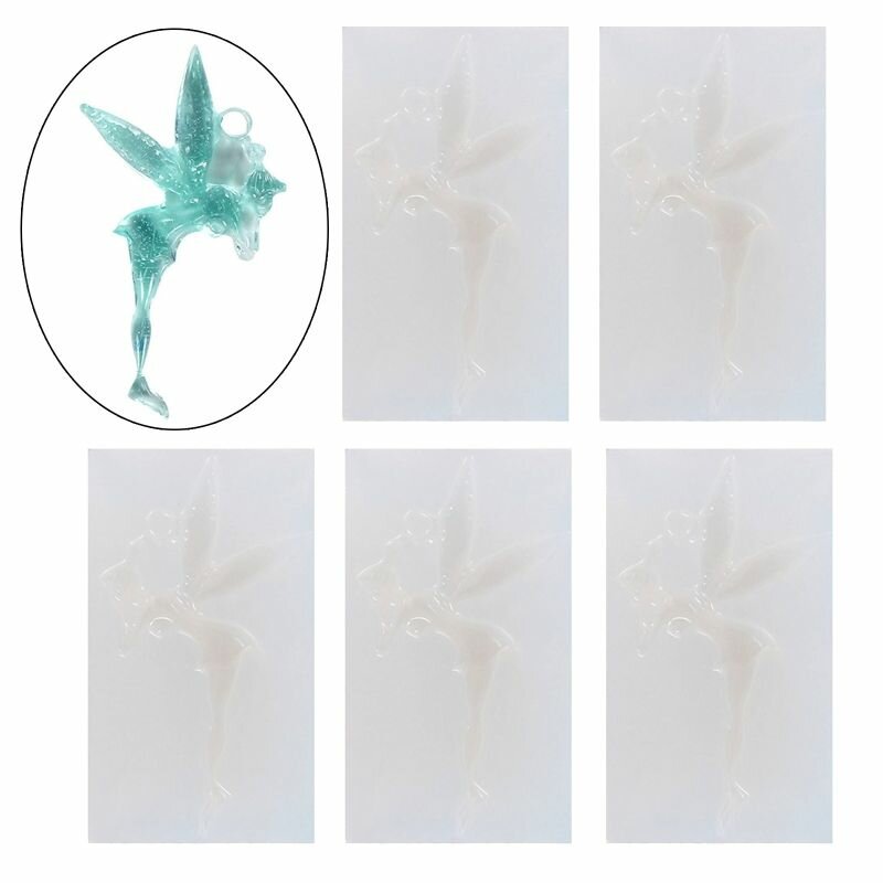 Силиконовая форма для подвески "Девушка-ангел