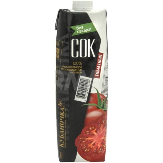 Сок Кубаночка Томатный 1 л