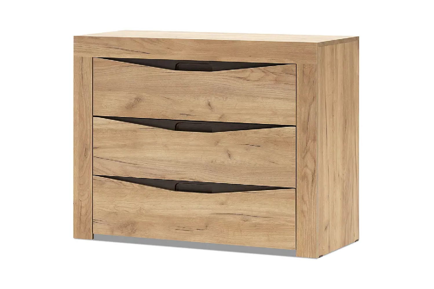 Комод для одежды с ящиками Паола 101,0х78,0х43,5 см, дуб крафт золото