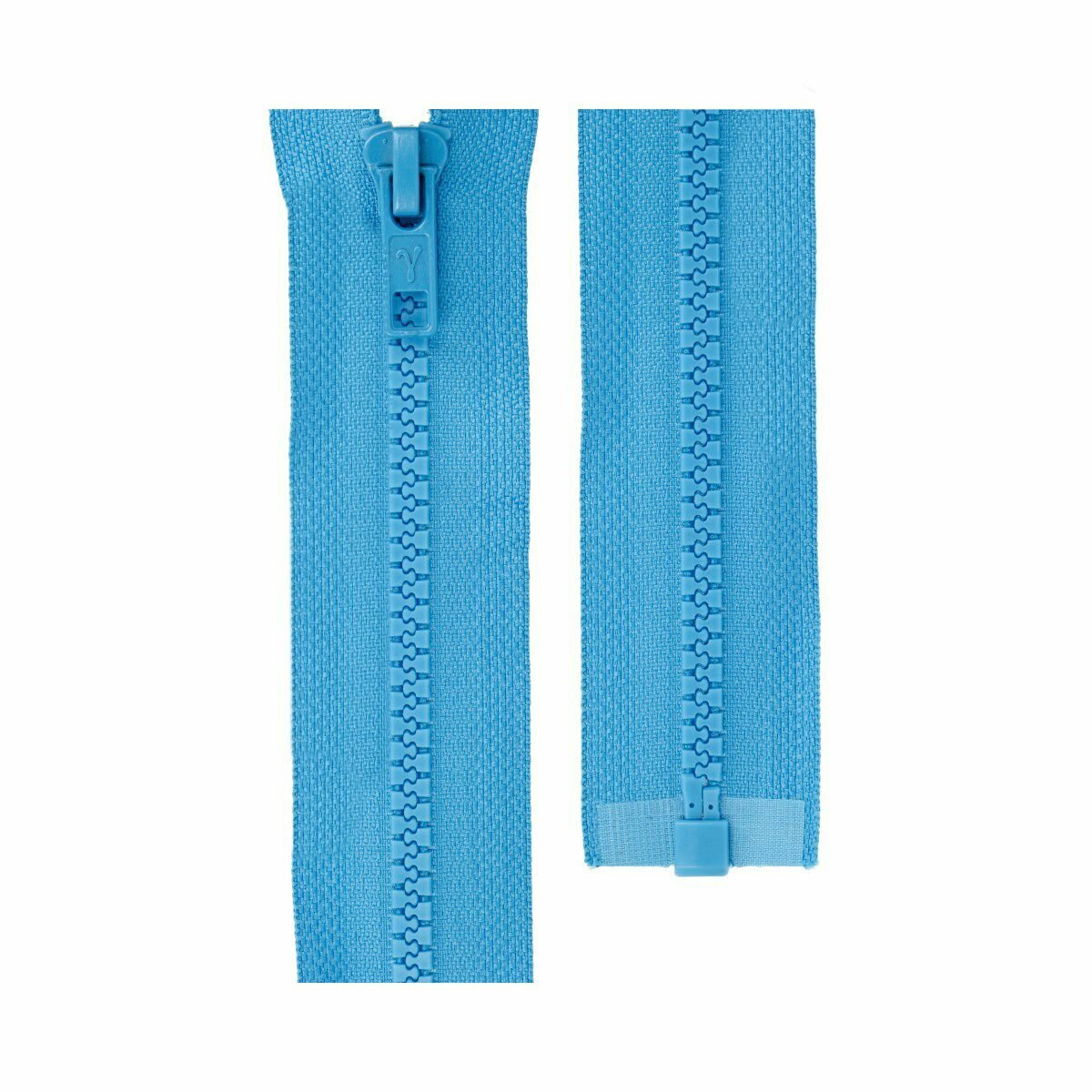 Молния трактор "GAMMA" тип 5 G3051 80 см 10 шт разъёмная однозамковая №335 насыщенный голубой