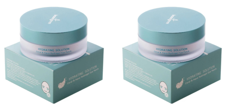 Маски-патчи увеличенного размера Beauugreen Coral&Aqua Eye Patch, 2 уп