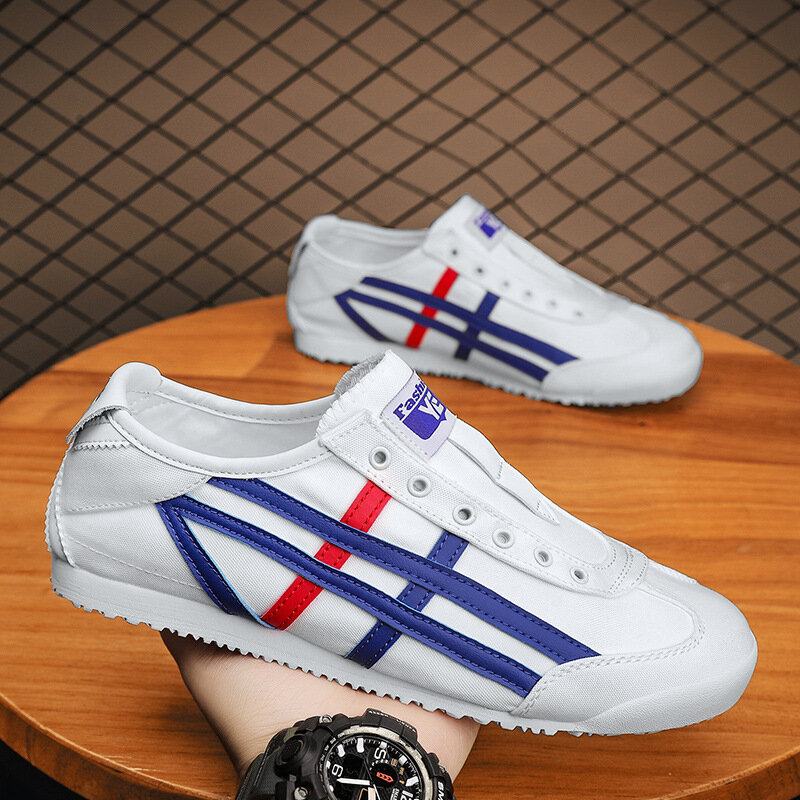 2025 Летняя мужская обувь Forrest Gump Shoes Мужская повседневная спортивная обувь Холщовая дышащая классическая обувь с низким верхом Мужская модная обувь