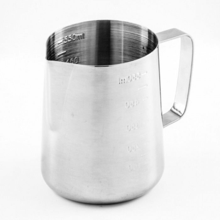 Питчер для молока, молочник с мерной шкалой из пищевая нержавеющей стали 600мл .