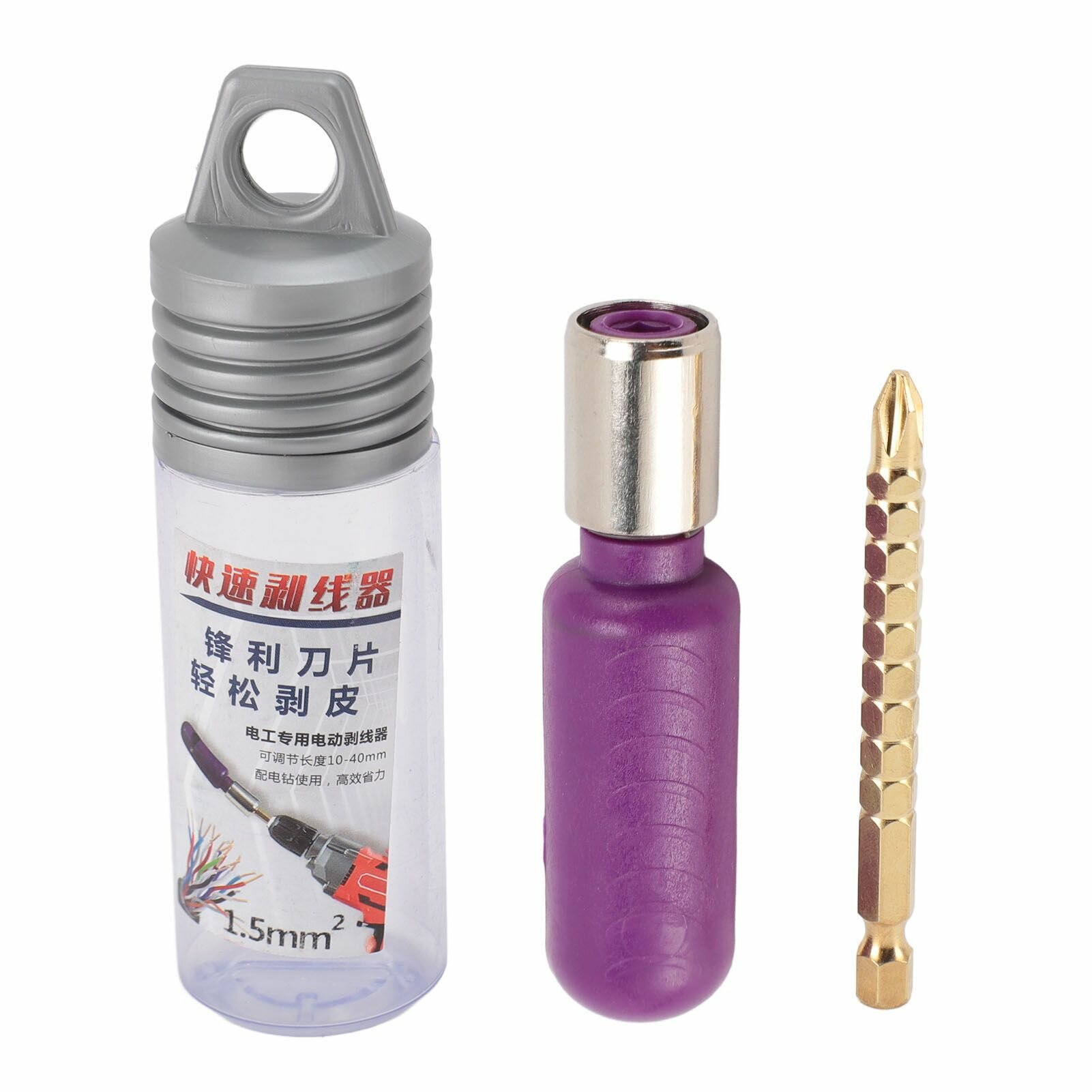 Электрическая дрель для зачистки проволоки 1,5 мм , регулируемая длина, высокоуглеродистая сталь