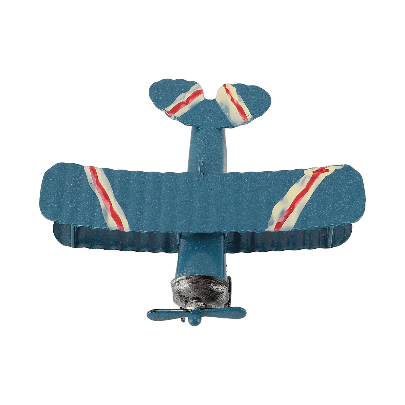 Винтажная модель самолета, железное украшение для центральной консоли автомобиля, торта, реквизит для фотосъемки, синий