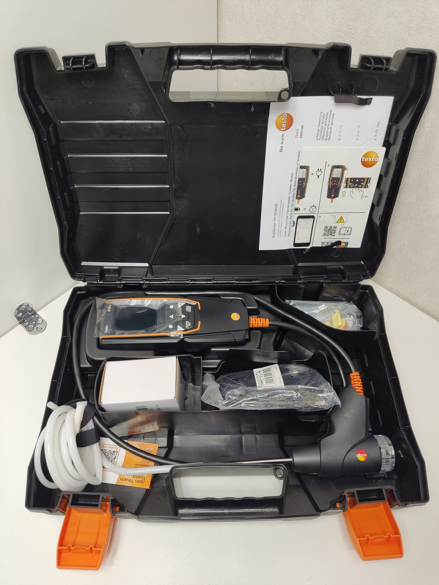 Анализатор дымовых газов Testo 310 II со встроенным Bluetooth