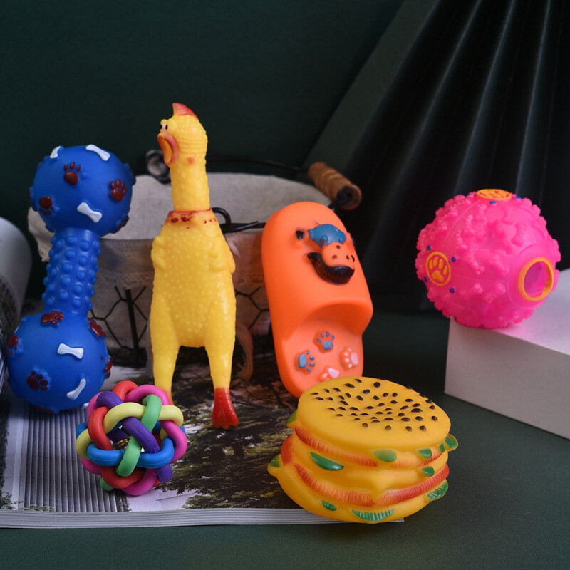 Вокальная игрушка небольшого размера кричащая курица домашняя собака игрушка Кричащие Производители оптовые товары для