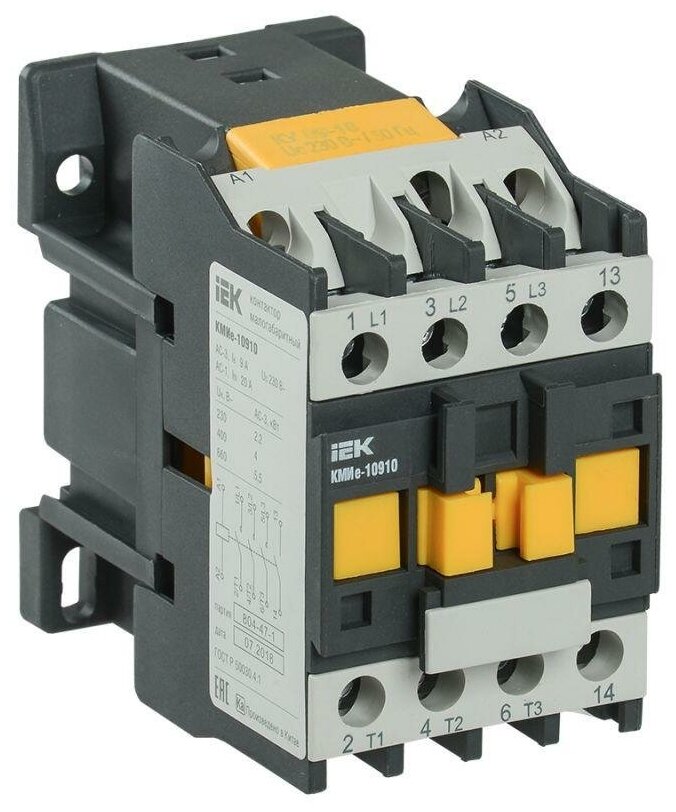 Контактор КМИе-10910 9А 230В/АС3 1НО GENERICA KKME11-009-230-10
