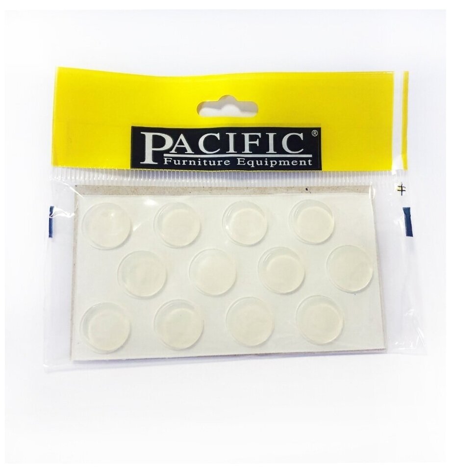 Силиконовый демпфер накладки для смягчения диаметр 16 мм высота 2 мм ( 12 шт)