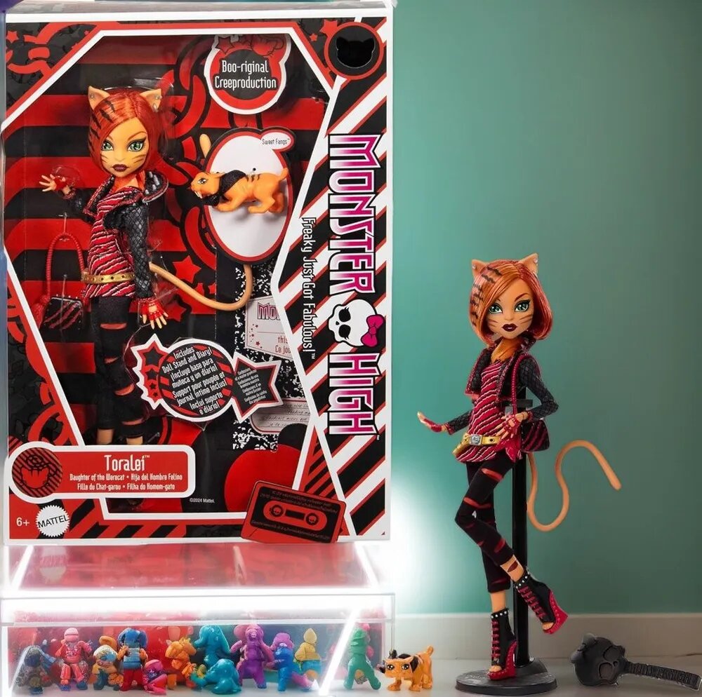 Кукла Mattel Monster High - Коллекционная кукла Торалей с аксессуарами - Монстр Хай HYV91