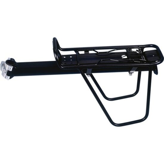 Багажник Bor Yueh BY-364C, консольный, на эксцентрике, алюминий, с боковыми дугами, с пружиной, чёрный