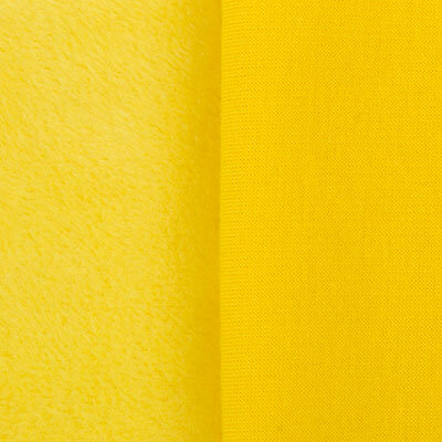 Плюш трикотажный "Gamma" PLF 50 x 50 см 390 г/кв. м ± 10 50% хлопок, 50% полиэстер 14-0756 жёлтый