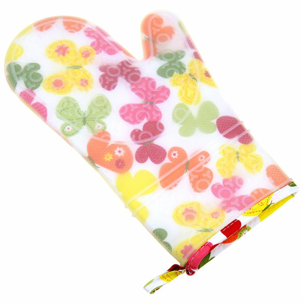 Прихватка рукавица силиконовая для горячего 30 см