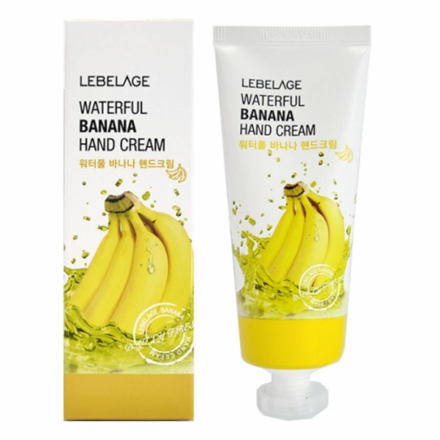 Крем для рук с экстрактом банана Lebelage Waterful Banana Hand Cream, 100 мл