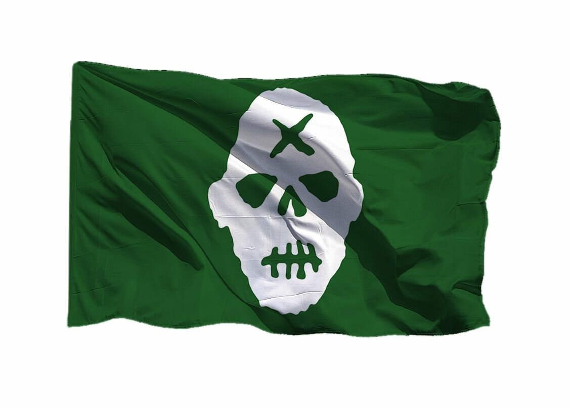 Флаг Стрелков из Fallout Фоллаут 90х135 см на сетке для улицы, для флагштока