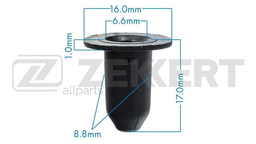 ZEKKERT BE-3159 Клипса крепёжная VAG (миним. кол-во заказа 10 шт)