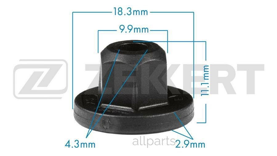 ZEKKERT BE-1202 Гайка BMW VAG (миним. кол-во заказа 10 шт)