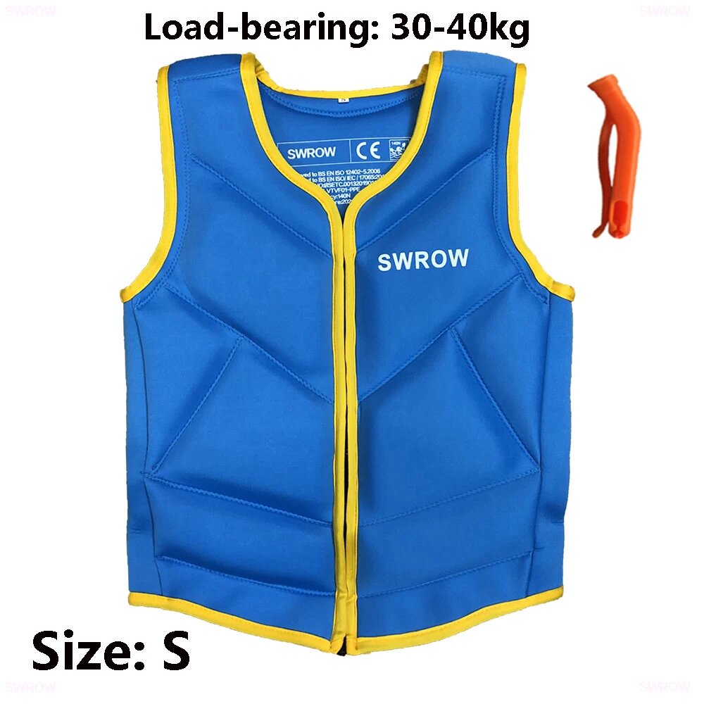 Спасательный неопреновый жилет для водных видов спорта, цвета и размеры в ассортименте