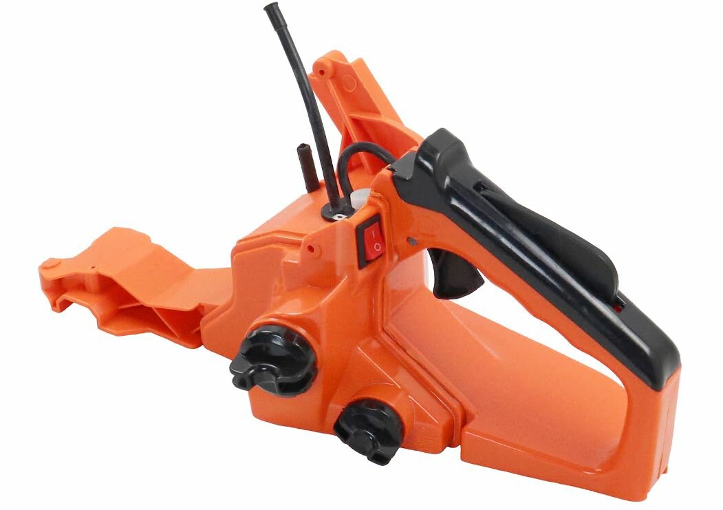 Бензобак "Цыганка" 38 (рукоятка задняя в сборе: ручка, курок газа, фильтр топлив.))