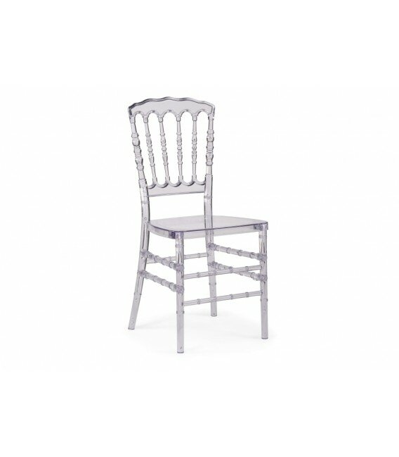 Стул пластиковый Chit 1 clear white 915588
