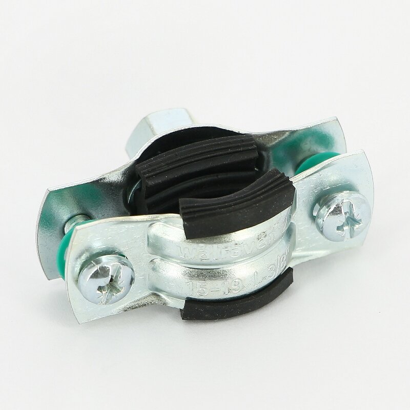 Хомут 2S M8 3/8" (15-19 мм ) 2-х винт. с уплотн. epdm WALRAVEN