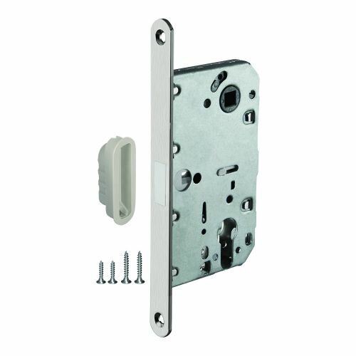 Ajax Корпус врезного замка с защелкой MAGNLN85-50 SN мат. никель