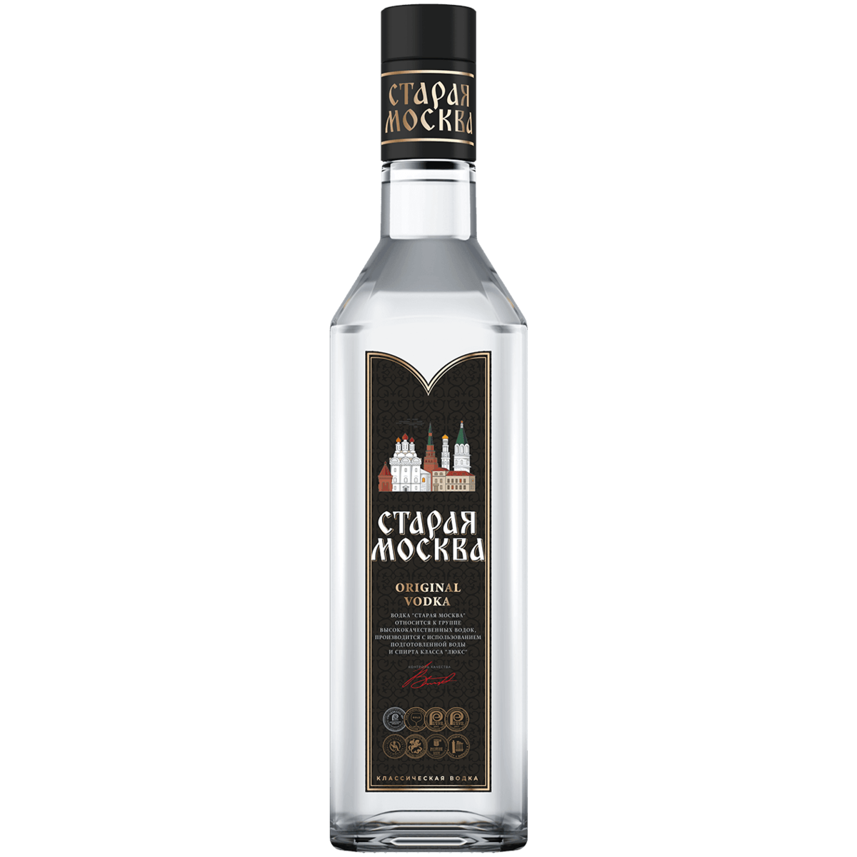 Водка "Старая Москва", классическая, 0,7 л, крепость 40%, Россия