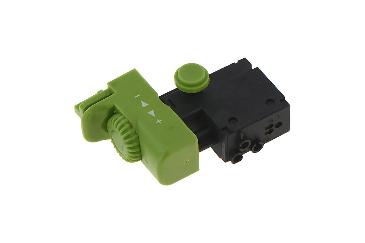 Выключатель (зелёный) для перфоратора ИНТЕРСКОЛ П-24/700ЭР (s/n 160.***)