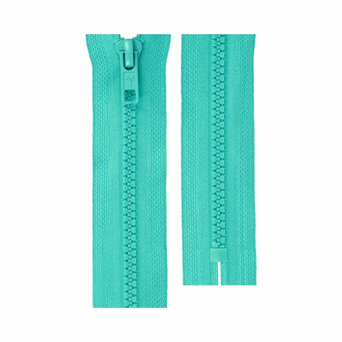 Молния трактор "GAMMA" тип 5 G3051 16 см 10 шт неразъёмная однозамковая №198 бирюзовый