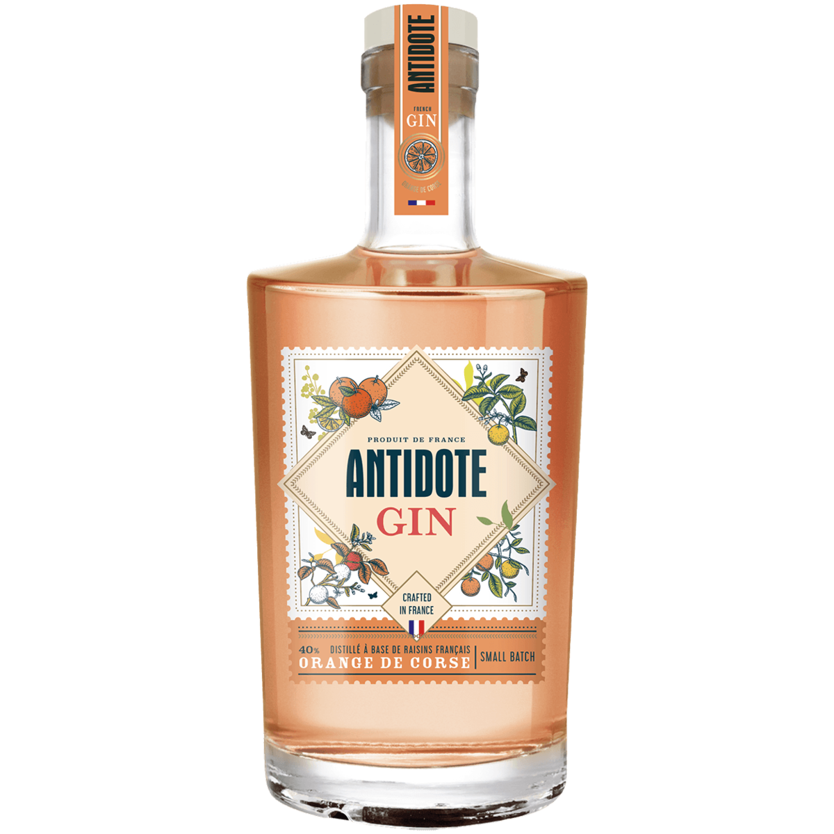 Джин "Antidote" Orange de Corse, 0,7 л, крепость 40%, Франция